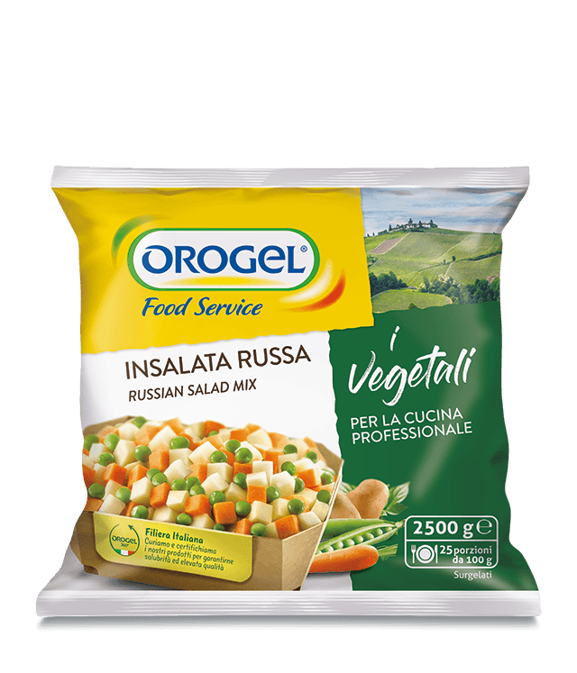 Insalata Russa Orogel 2,5kg surgelata - Orogel Food Service