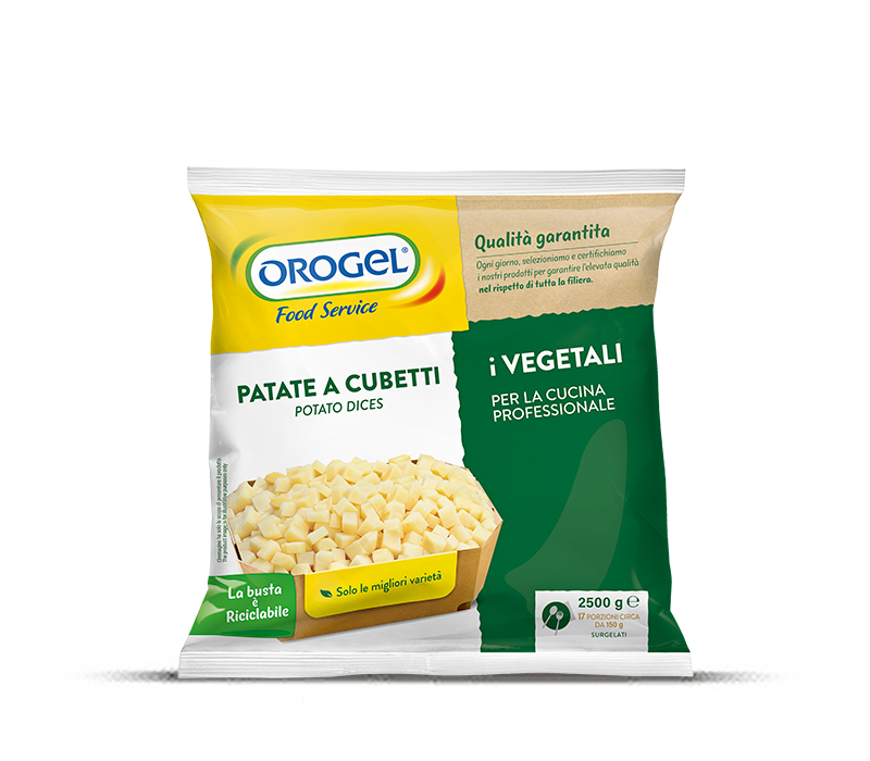 Patate Cubetti surgelate - Orogel Food Service