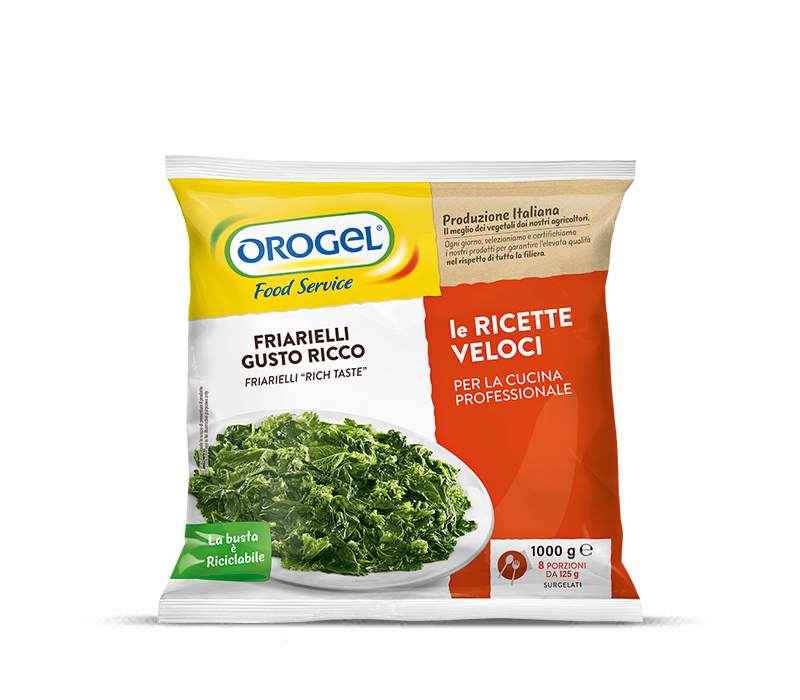 Friarielli Gusto Ricco surgelati - Orogel Food Service