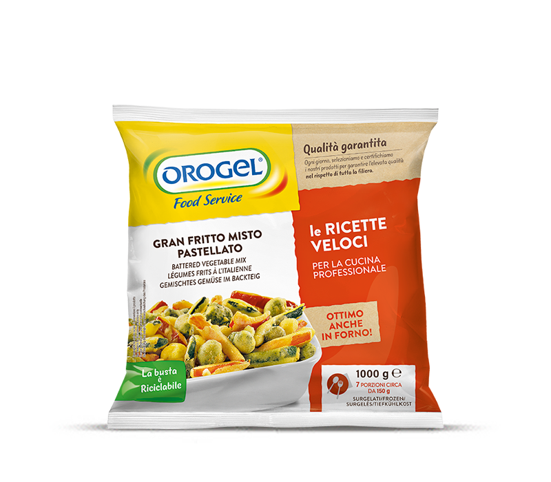 Gran Fritto Misto Pastellato surgelato - Orogel Food Service