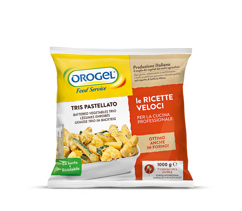 Tris Pastellato per ristorazione - Orogel Food Service