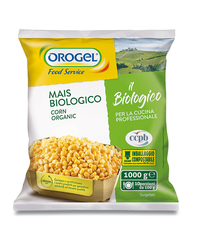 Organic Super Sweet Corn - Orogel Food Service Frozen Food