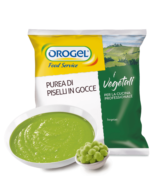 Purè di Piselli surgelato ristorazione - Orogel Food Service