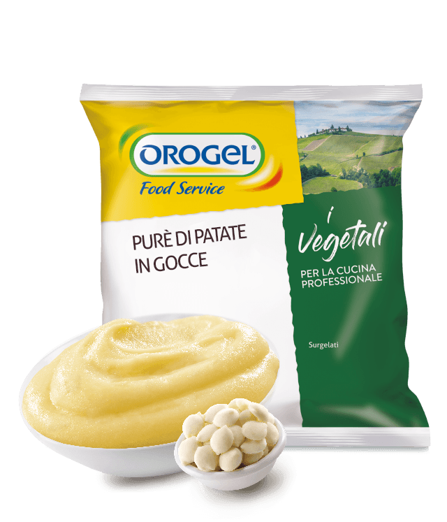 Potato Puree in Drops - Orogel Food Service Frozen Food