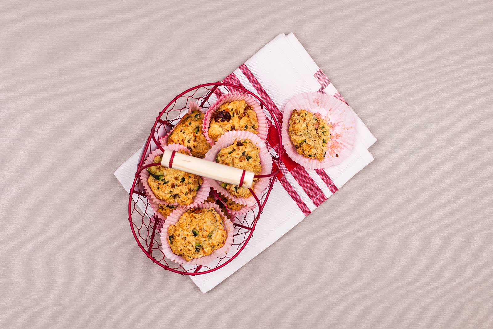 Muffin alle zucchine e pomodori secchi - Ricette Orogel