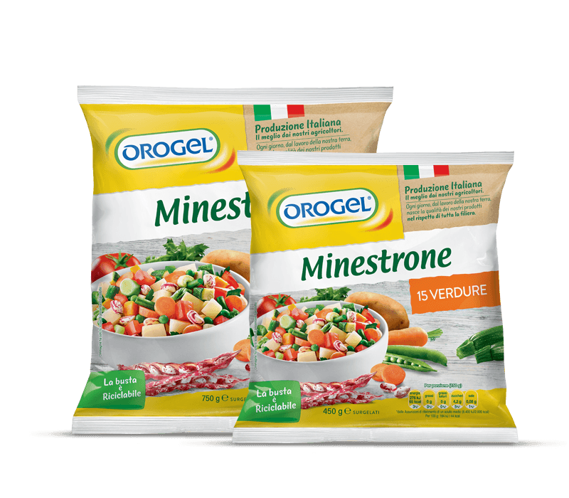 Minestrone 15 Vegetables - Orogel Food Frozen