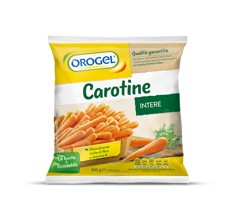 Baby Carrots - Orogel Frozen Food
