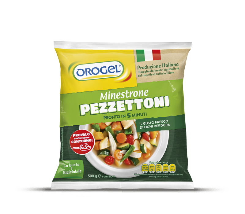 Minestrone Chuncks - Orogel Frozen Food