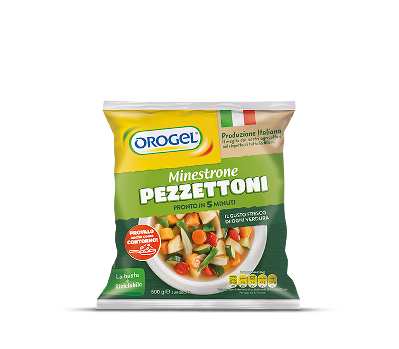 Minestrone Chuncks - Orogel Frozen Food