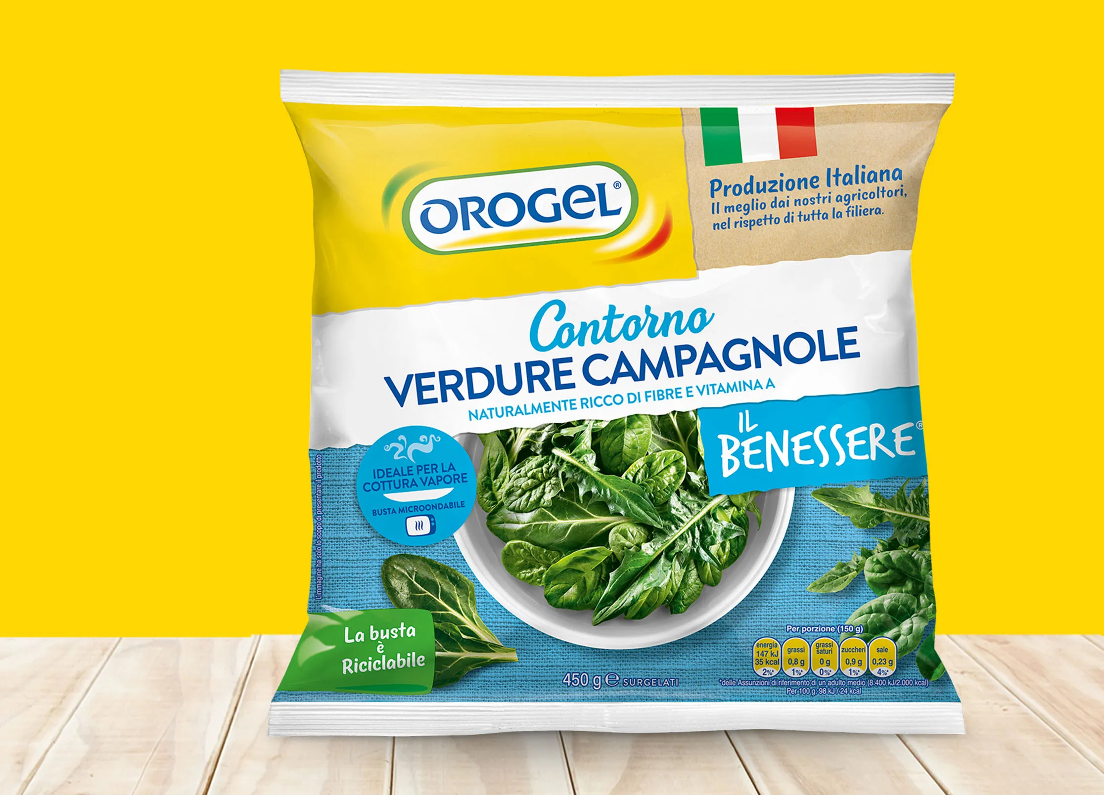 Orogel - Surgelati, ricette e curiosità nel sito ufficiale