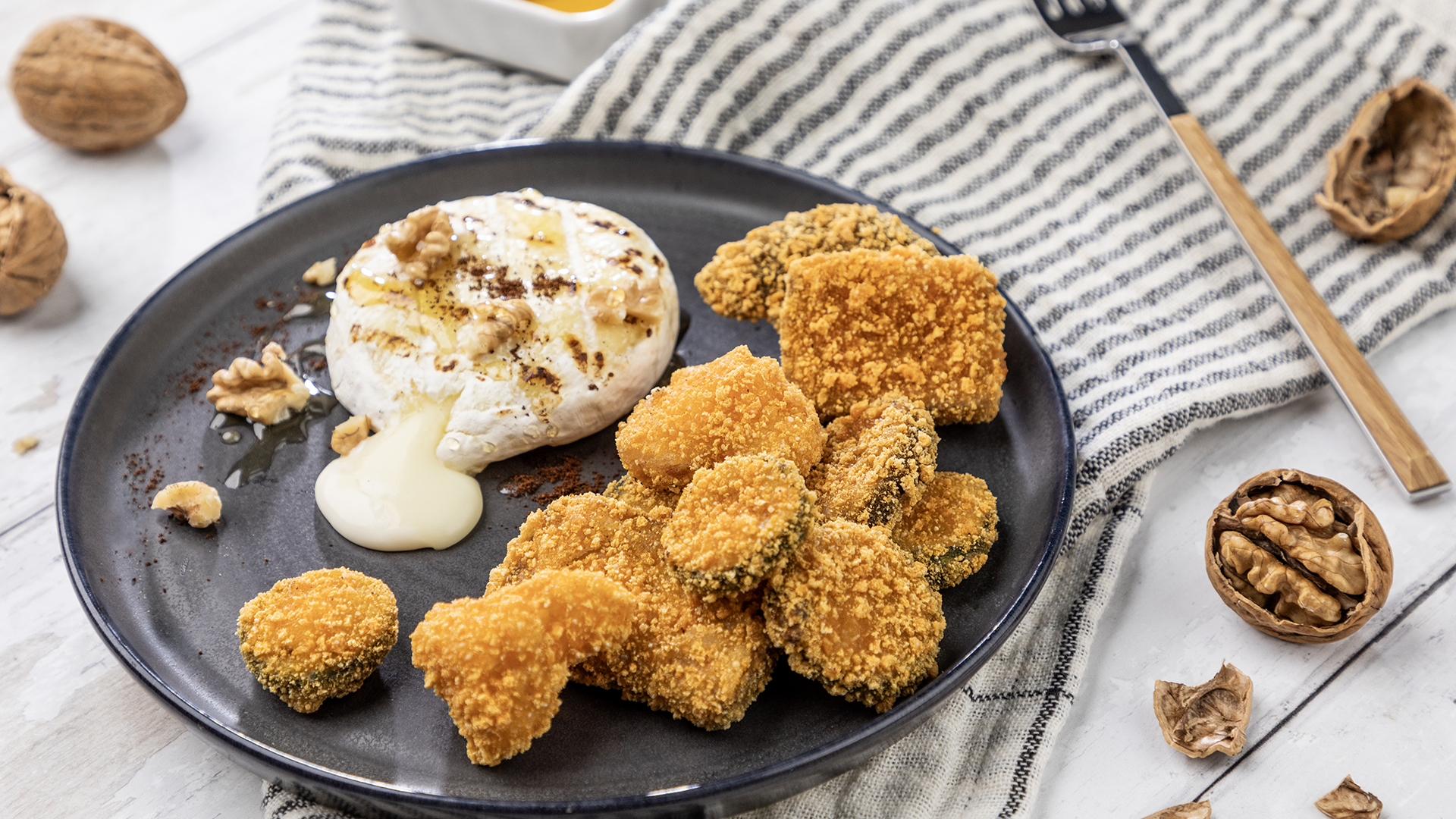 Tris panato con tomino piemontese – Ricette Orogel